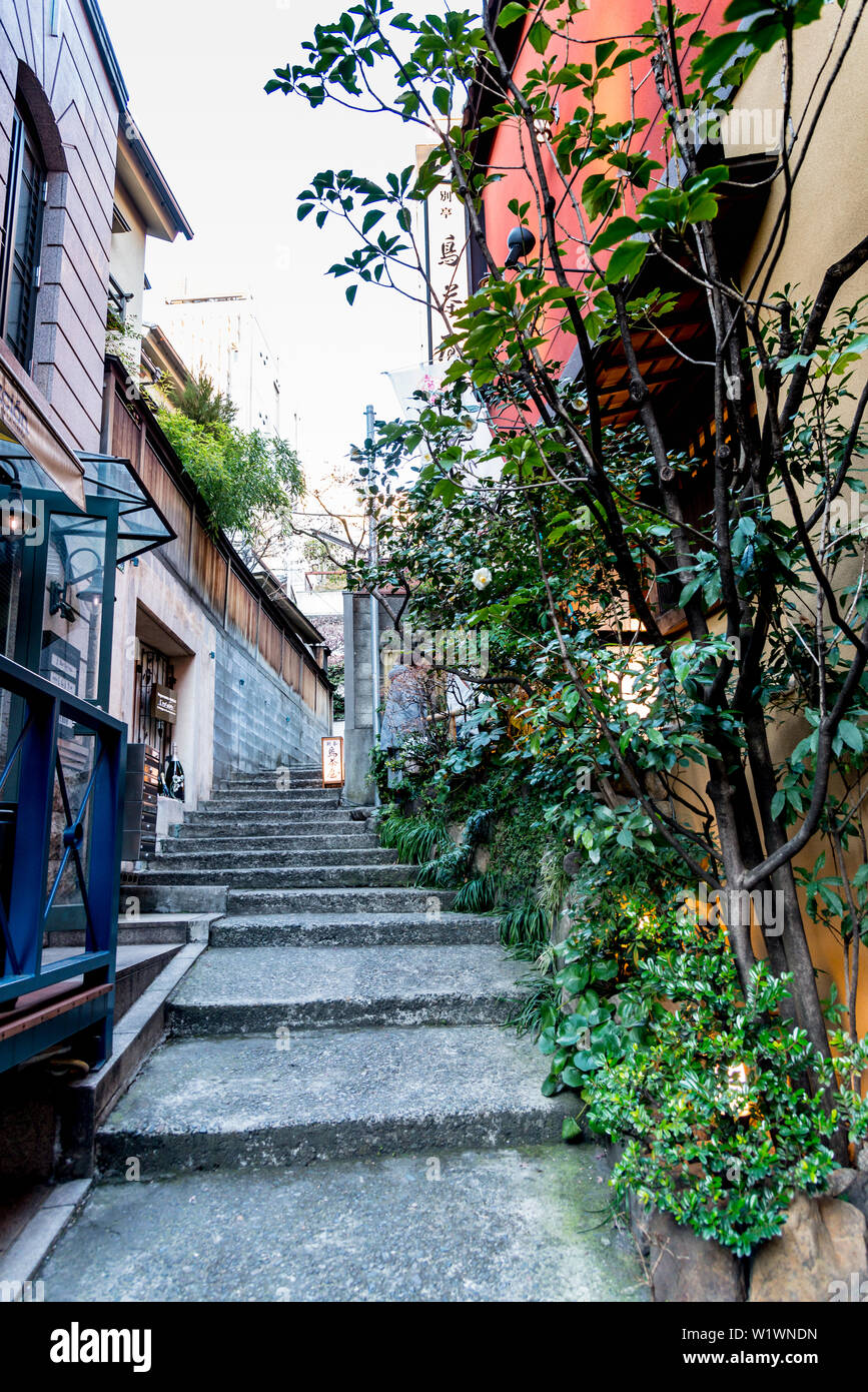 Back alley, Tokyo Japan Stock Photo - Alamy
