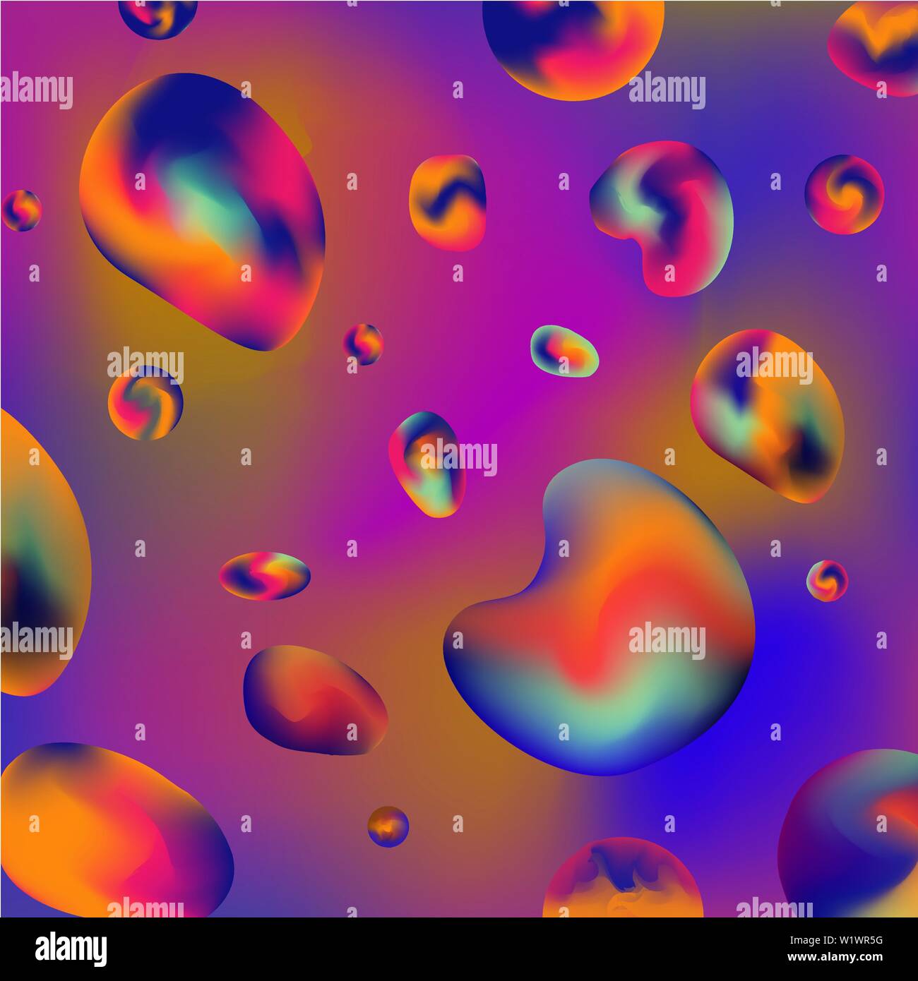 Liquid color background design. Fluid gradient shapes composition ...