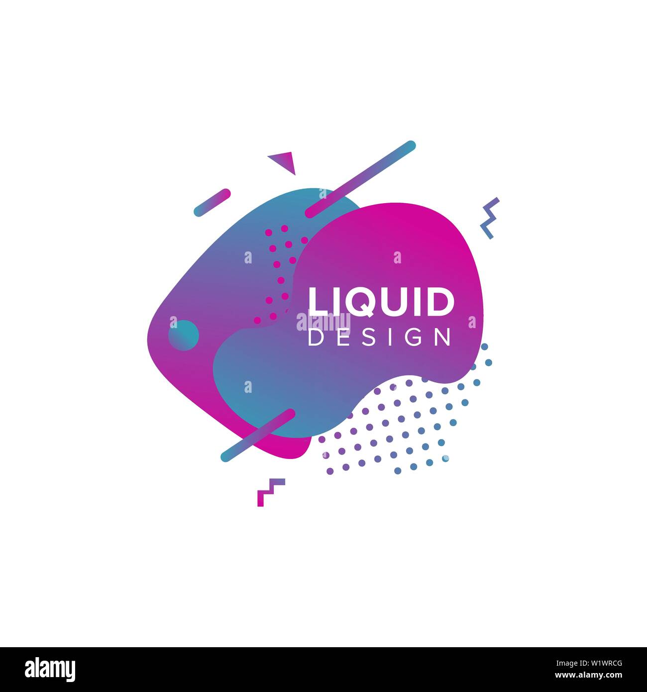 Color abstract liquid shape, fluid color overlap gradient background ...