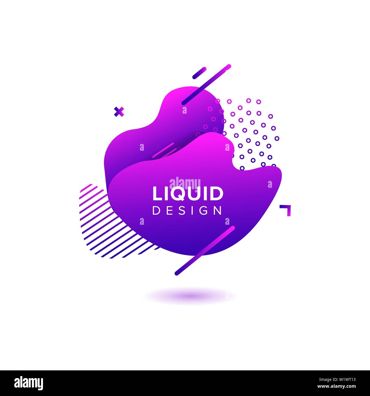 Color abstract liquid shape, fluid color overlap gradient background ...