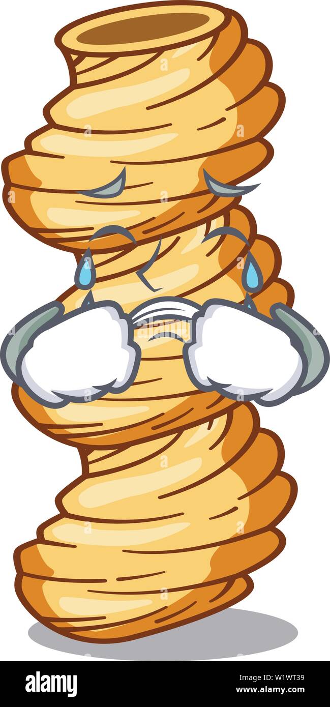 Crying cellentani pasta in the character shape Stock Vector Image & Art ...