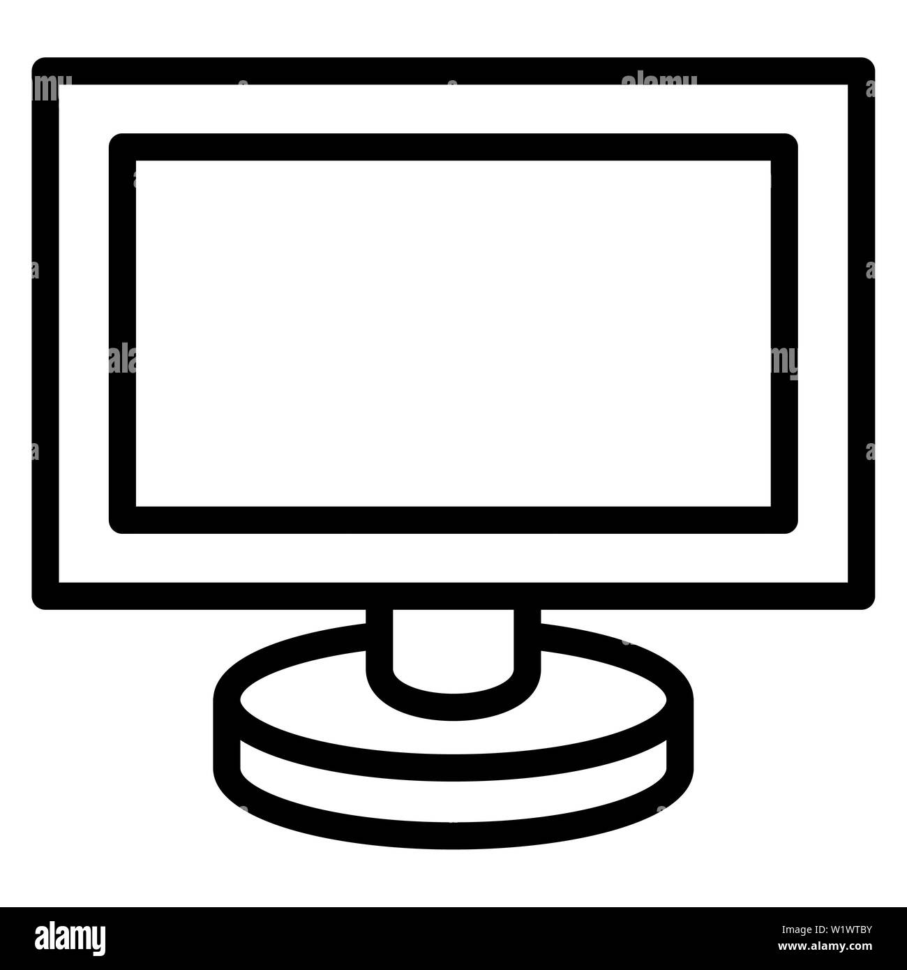 User interface monitor icon Cut Out Stock Images & Pictures - Alamy