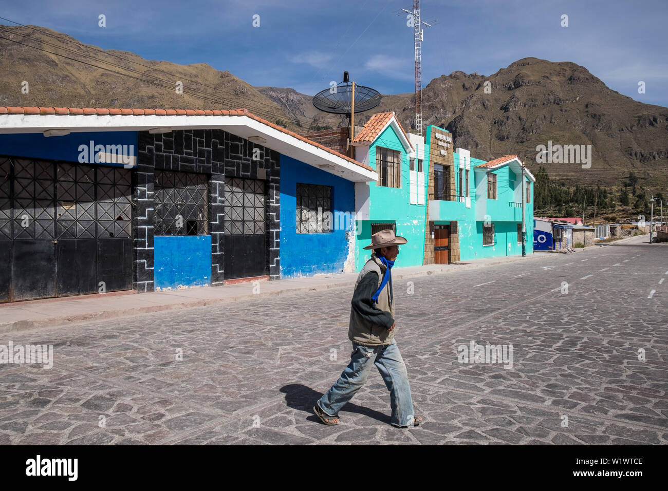 Maca town hi-res stock photography and images - Alamy