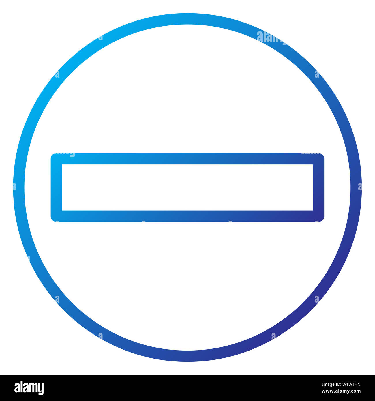 Block Icon, Vector Illustration,User Interface Colour Outline Stock ...