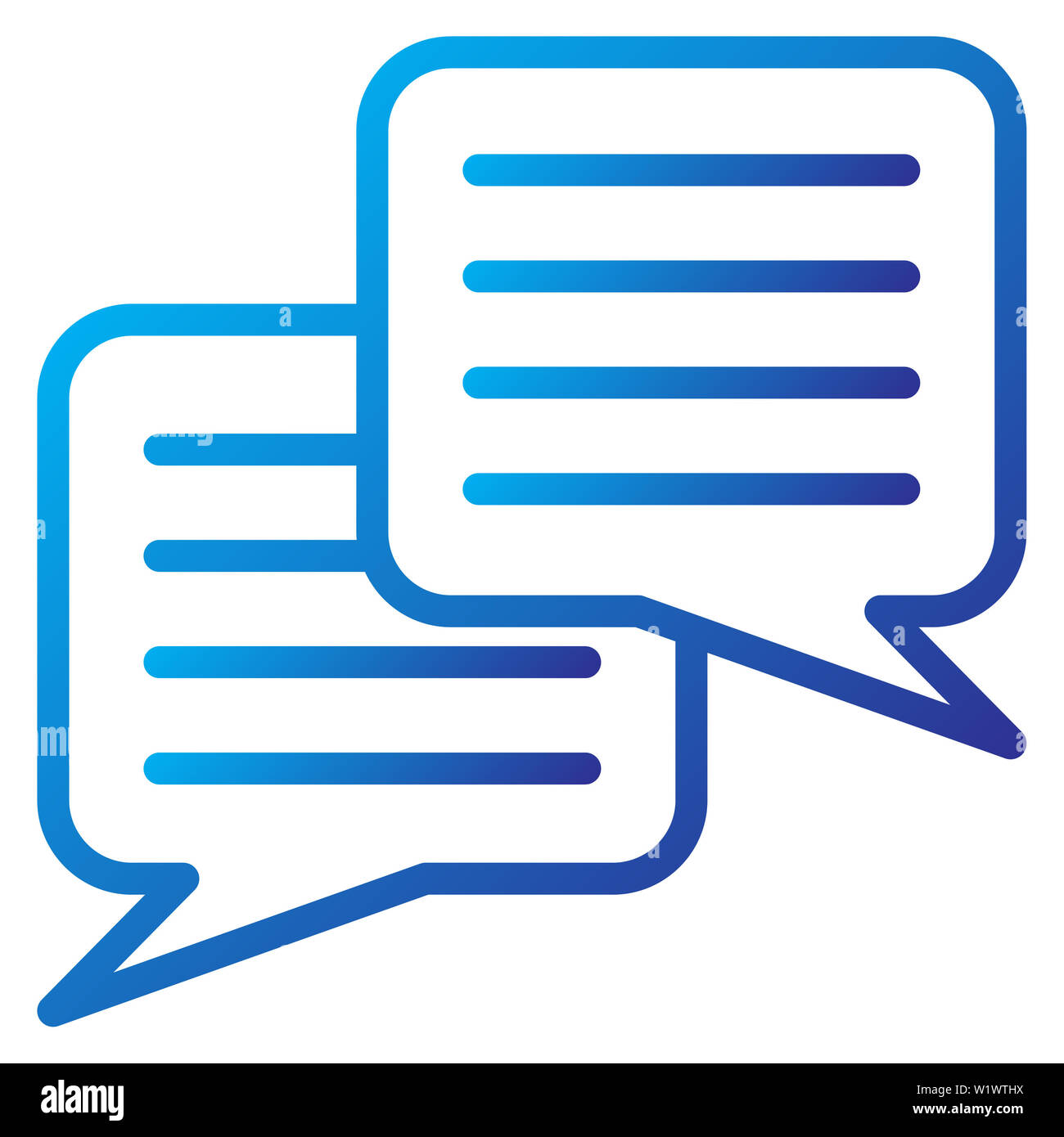 Comment Icon, Vector Illustration,User Interface Colour Outline Stock ...