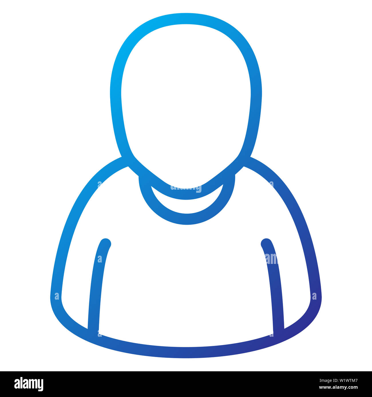 User Icon, Vector Illustration,User Interface Colour Outline Stock ...