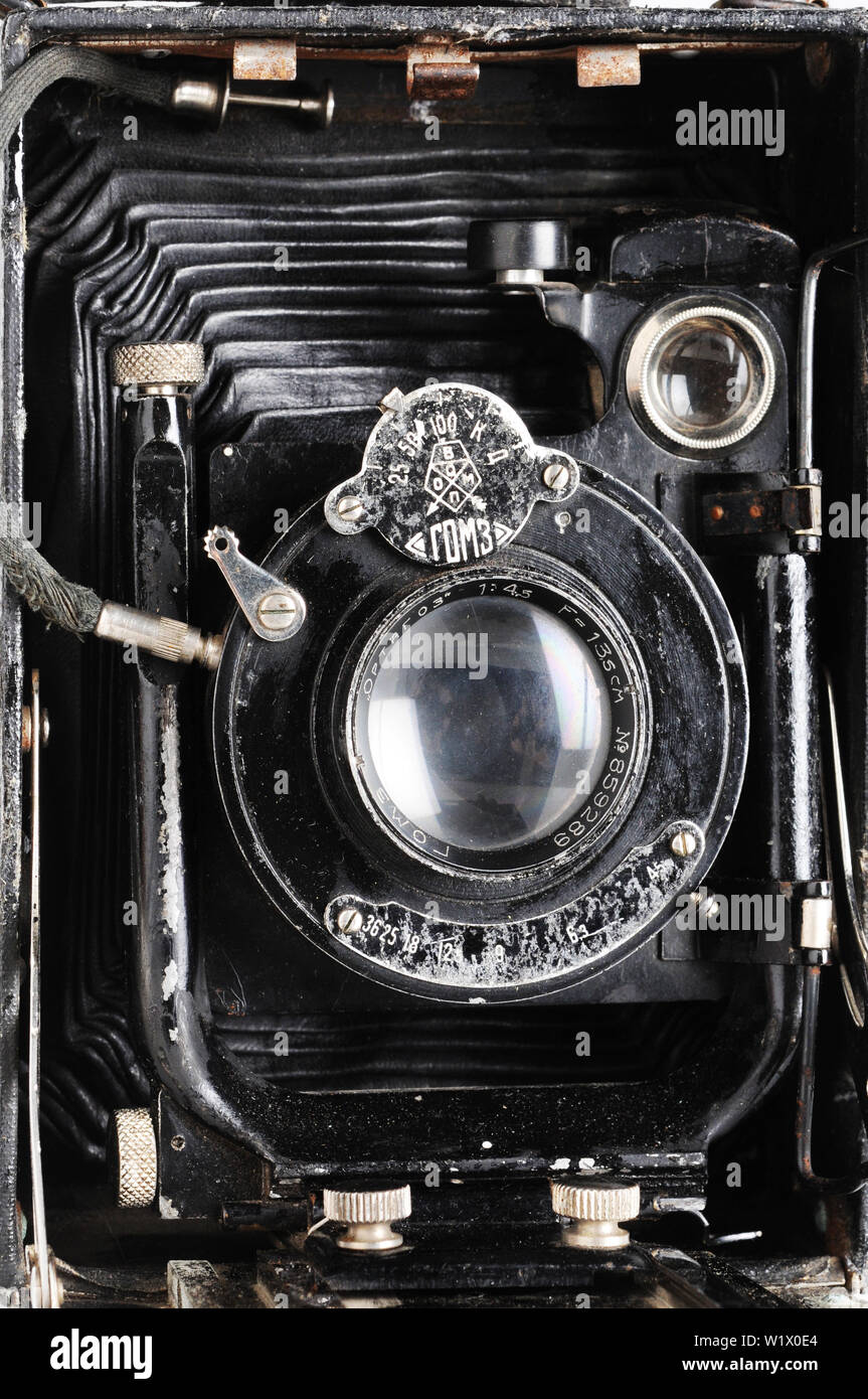 Old retro soviet camera - Gomz Stock Photo - Alamy