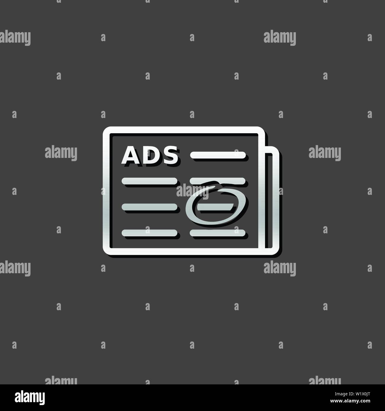 Vintage newspaper ads Stock Vector Images - Alamy