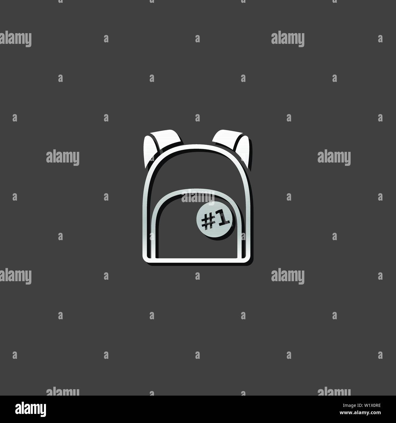 Metallic backpack Black and White Stock Photos & Images - Alamy