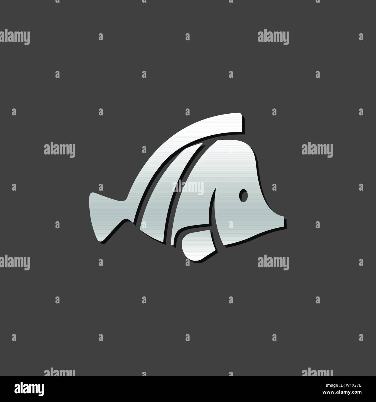 Grey fish Black and White Stock Photos & Images - Alamy