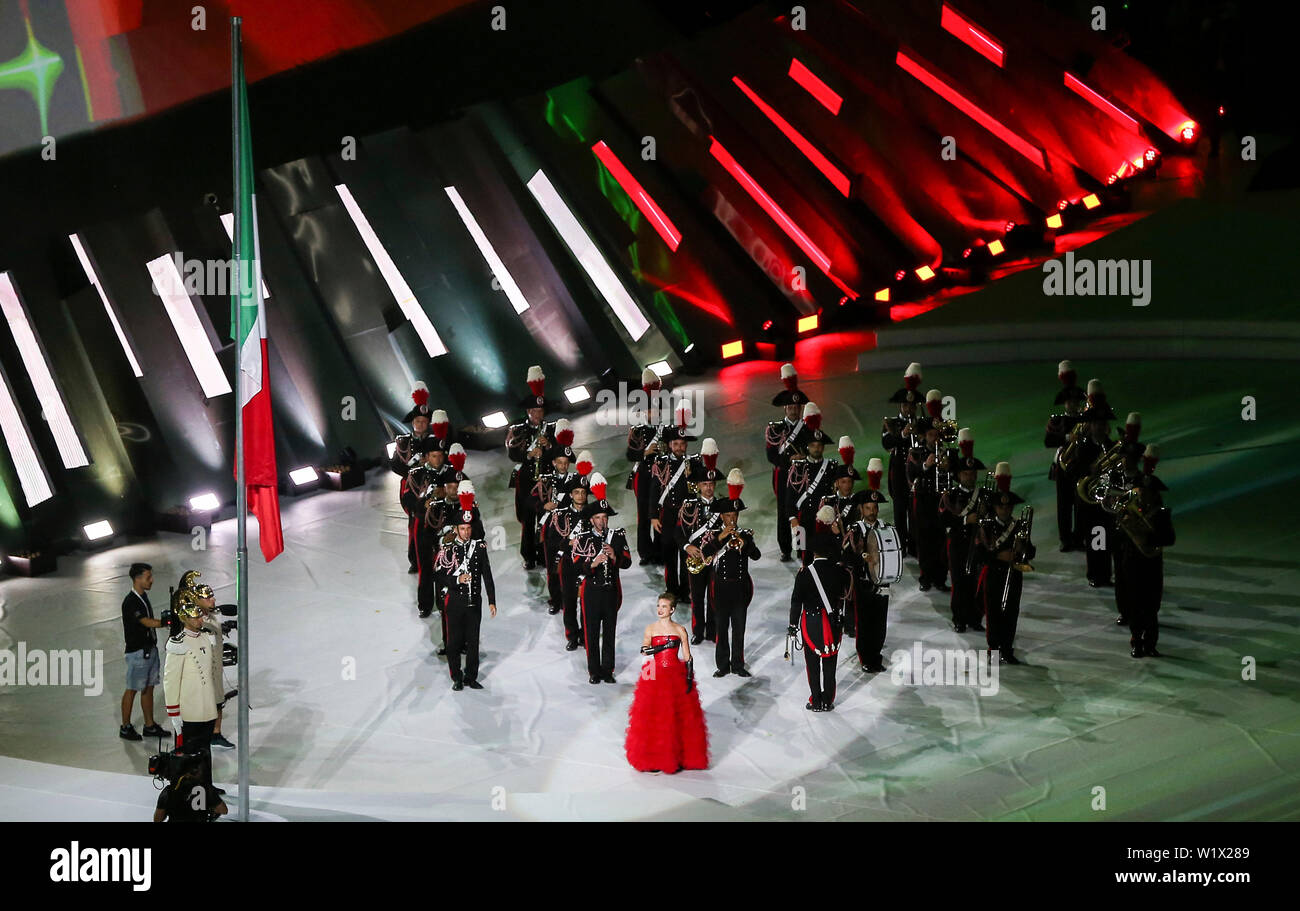 Naples, Italy. 3rd July, 2019. Italian paralympic athlete Beatrice ...