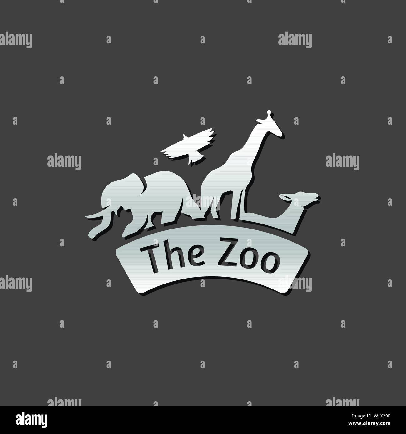 Safari park gate Stock Vector Images - Alamy