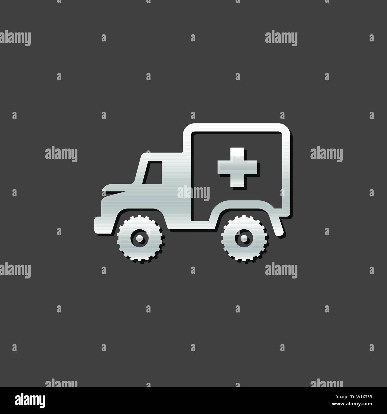 Military ambulance vehicle Black and White Stock Photos & Images - Alamy