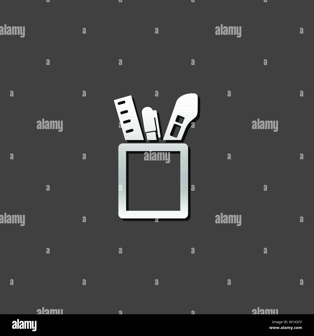 Design writing desk graphite Black and White Stock Photos & Images - Alamy