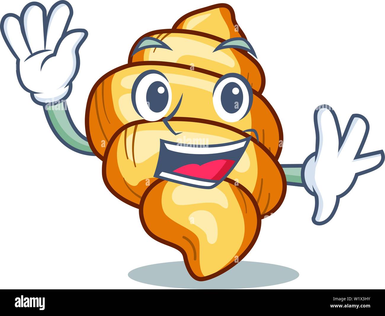 Italian potato gnocchi pasta Stock Vector Images - Alamy