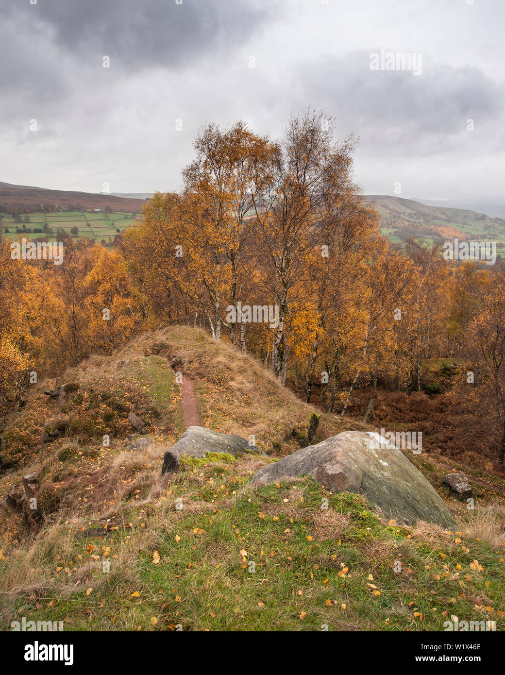 Beautiful Autumn Fall landscape scene from Surprise View in Peak ...