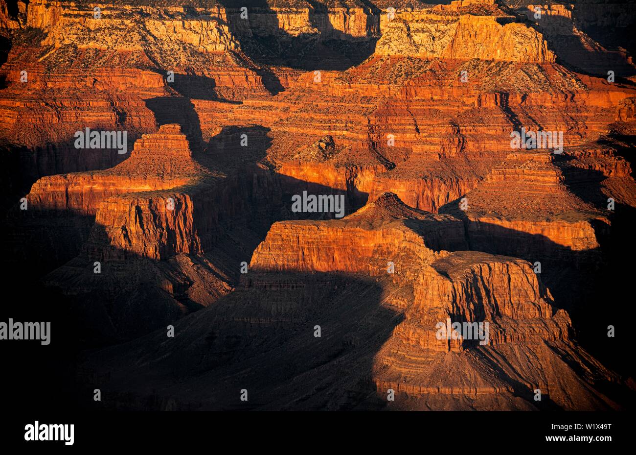 Red rocks, canyon landscape, eroded rock landscape, Grand Canyon at ...