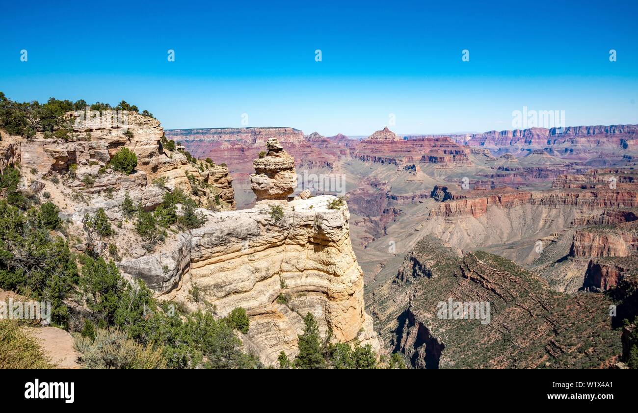 Rock formation Duck on a Rock, canyon landscape, eroded rock landscape ...