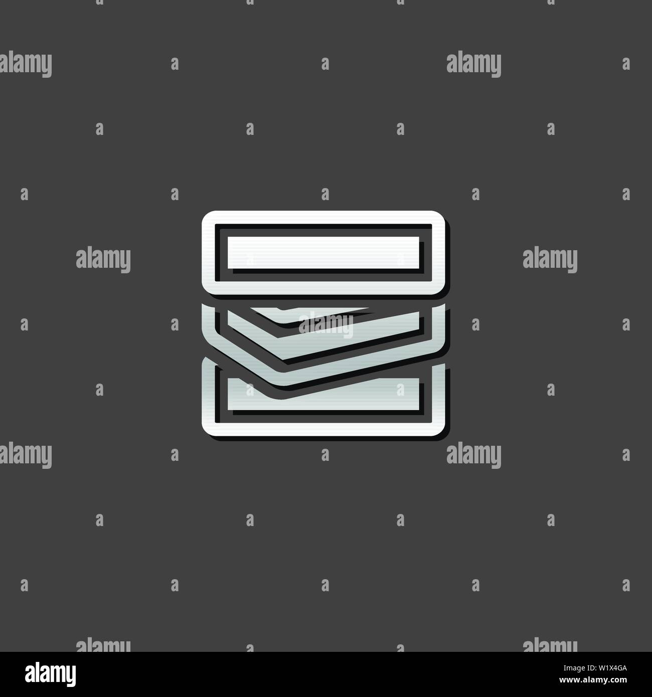 Spa soap icon in metallic grey color style.Massage therapy relaxation ...