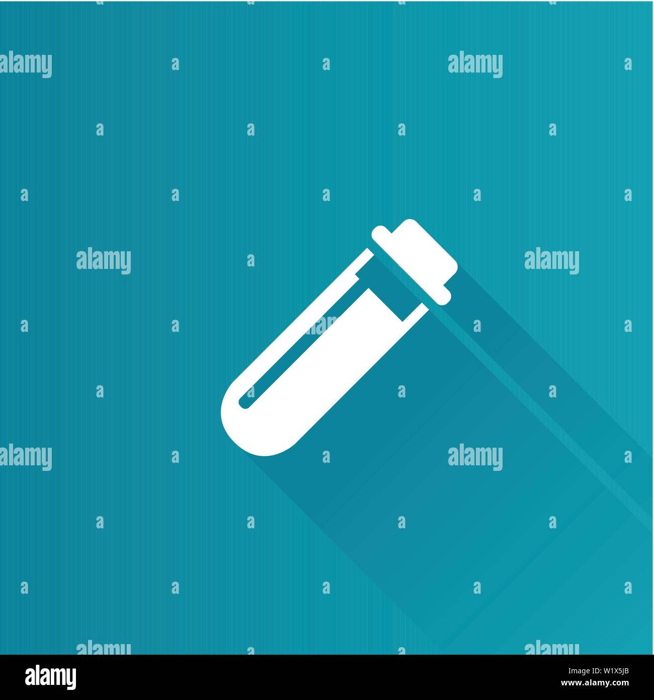 Test tube icon in Metro user interface color style. Science medical ...