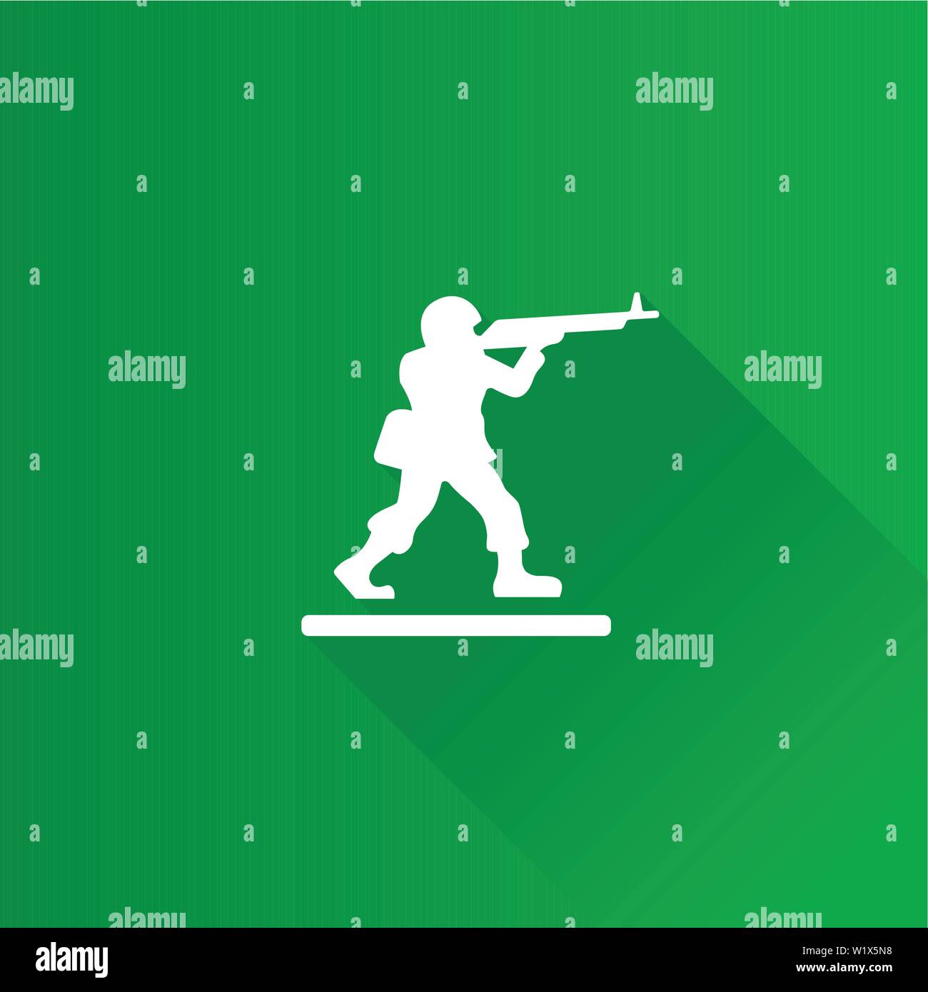 Toy soldier icon in Metro user interface color style. Kids children ...
