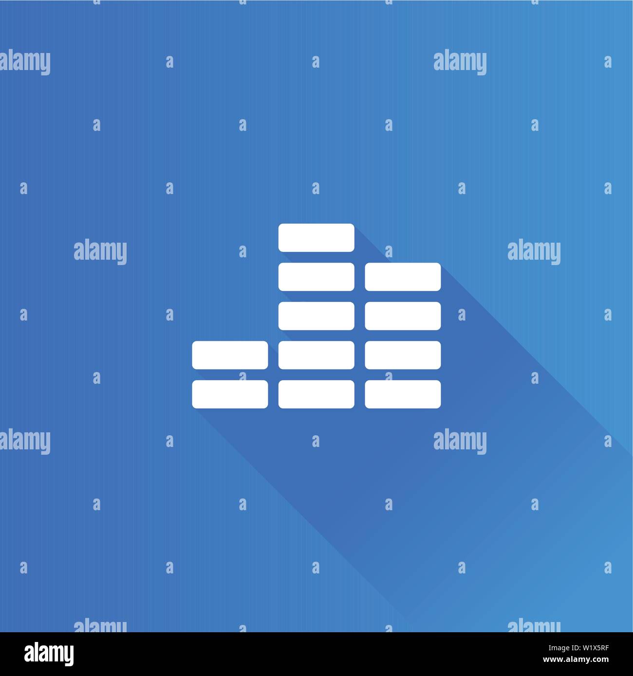 Audio symbol icon in Metro user interface color style. Computer data ...