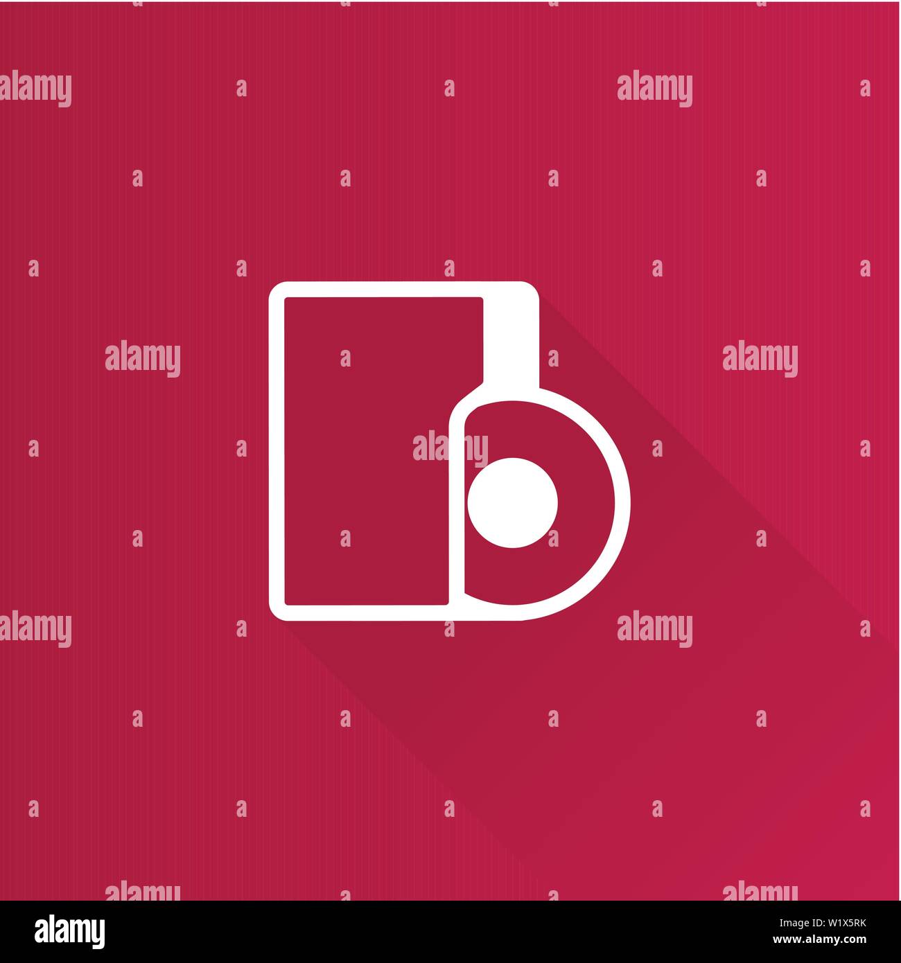 Music album icon in Metro user interface color style. Music release ...