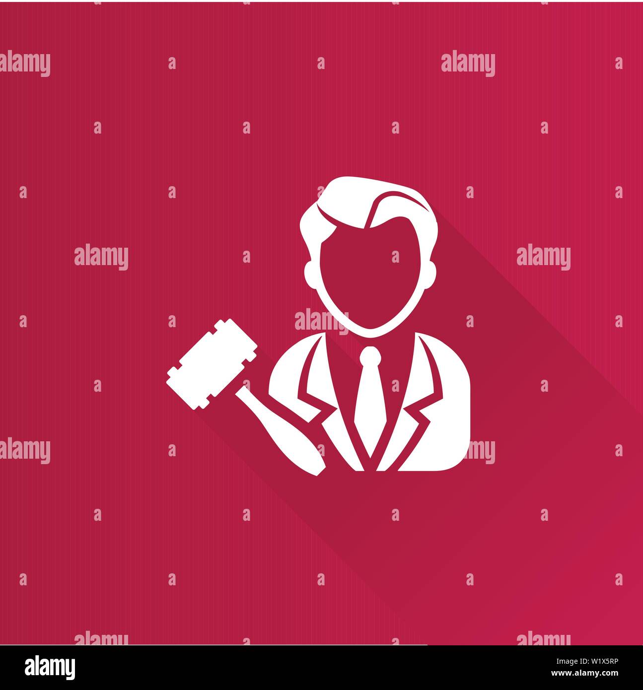 Man hammer sale sign Stock Vector Images - Alamy