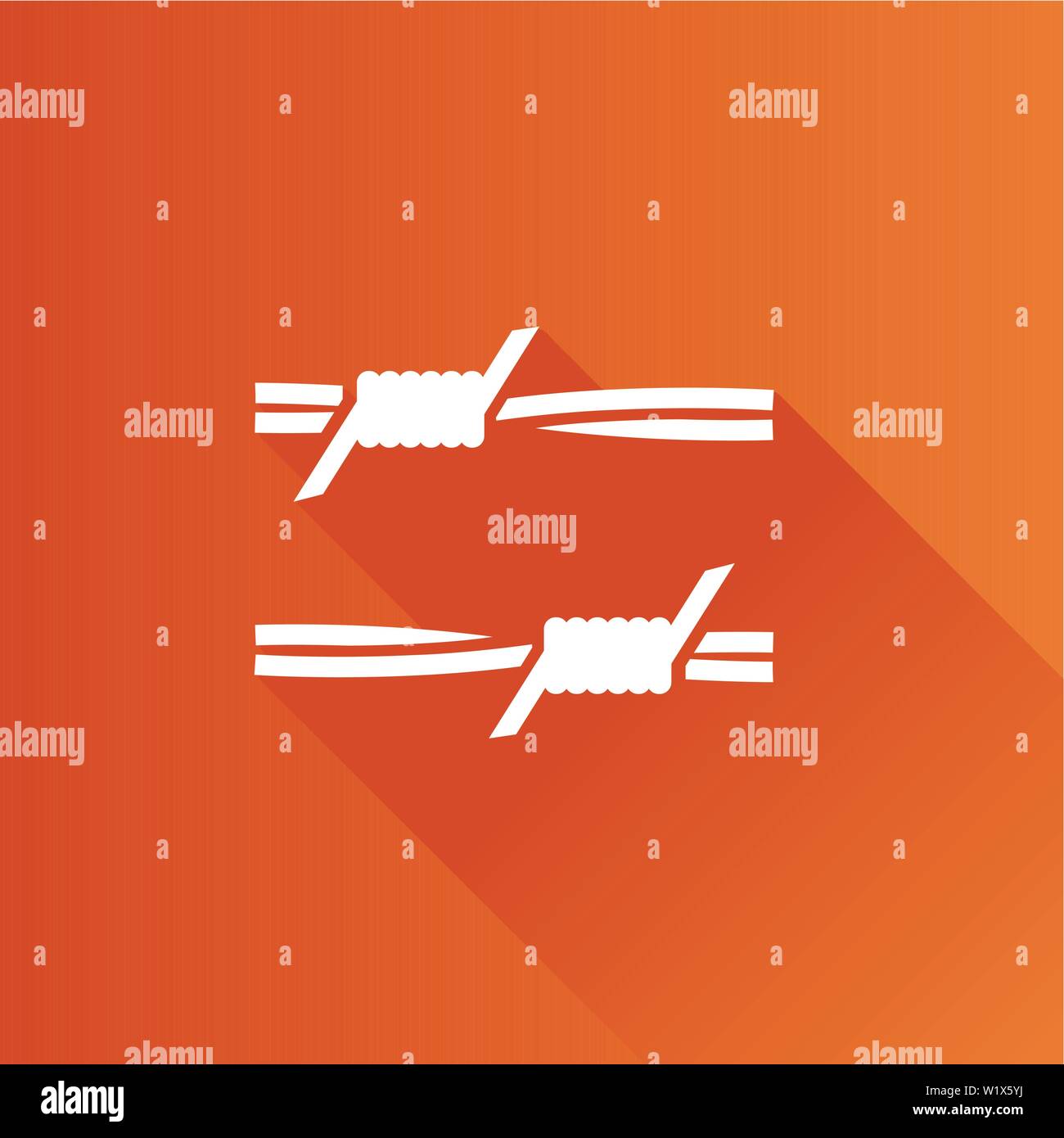 Barbed wire thorns Stock Vector Images - Alamy
