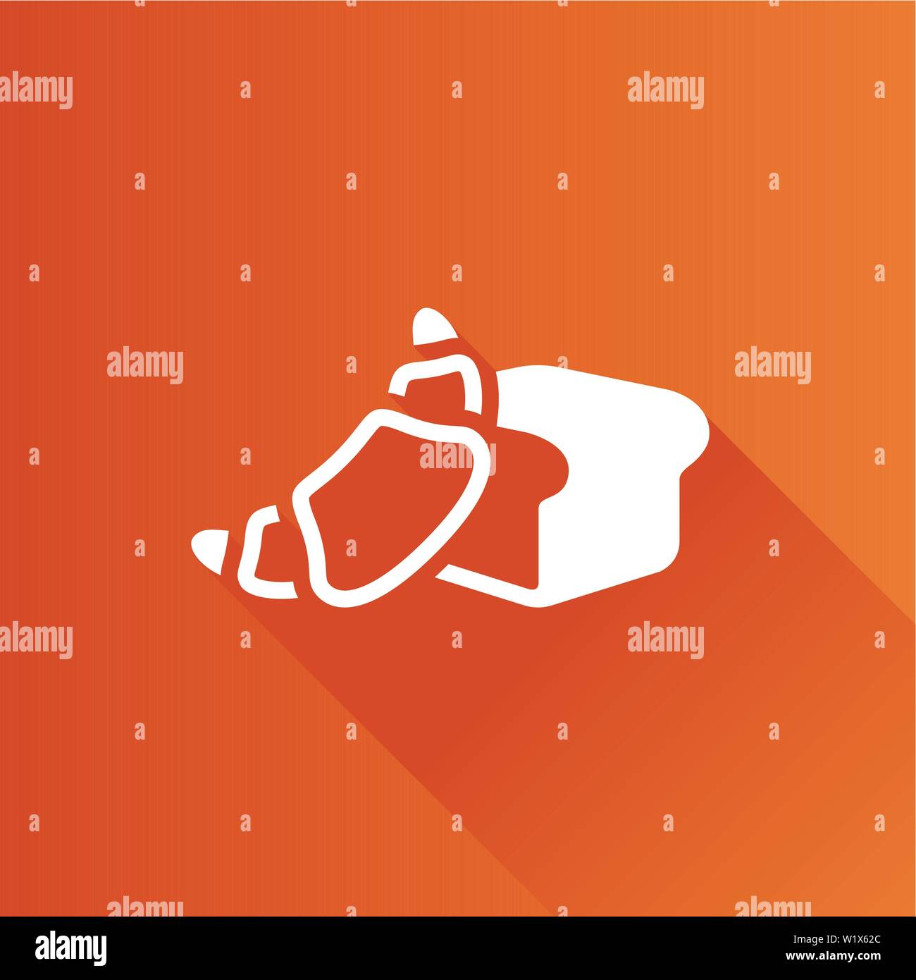 Bakery icon in Metro user interface color style. Bread food breakfast ...