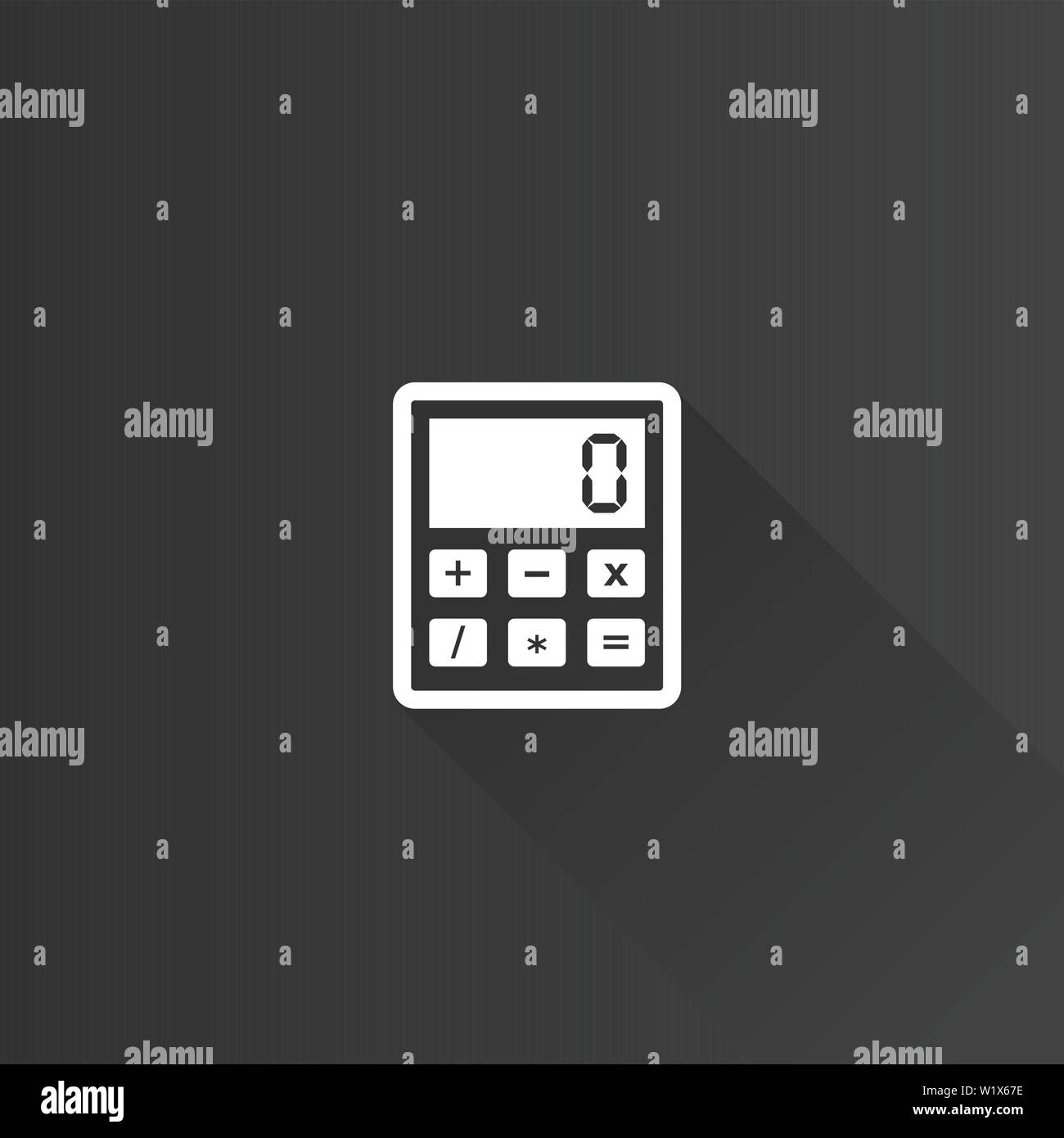Calculator icon in Metro user interface color style. Calculate ...