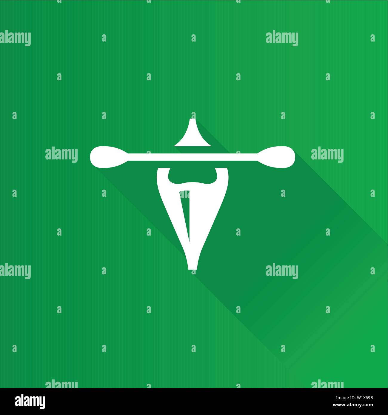Canoe icon in Metro user interface color style. Sport water row Stock ...