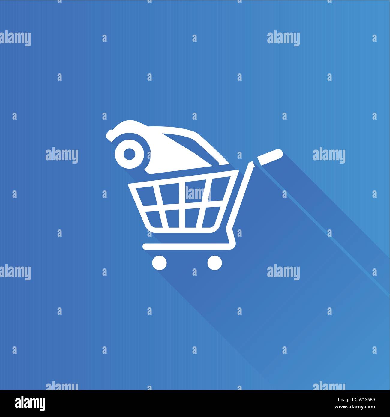 Car shopping icon in Metro user interface color style. Automotive ...