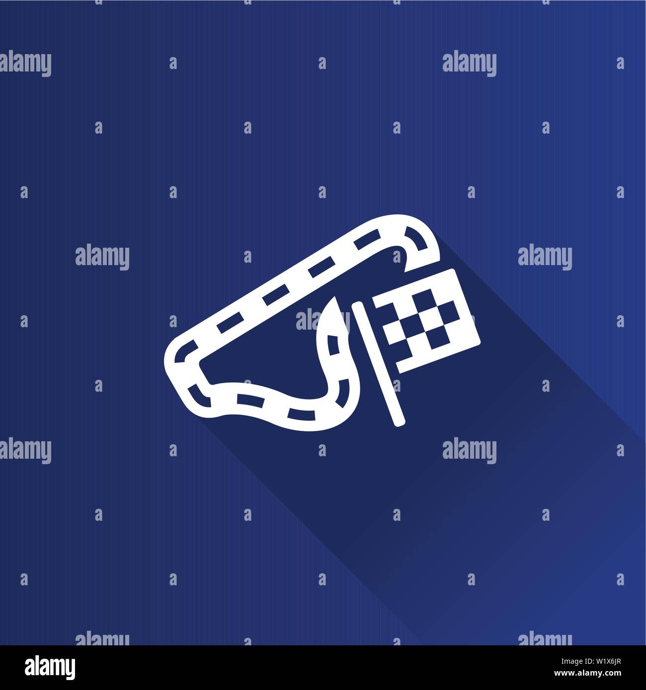 Race circuit icon in Metro user interface color style. Sport ...