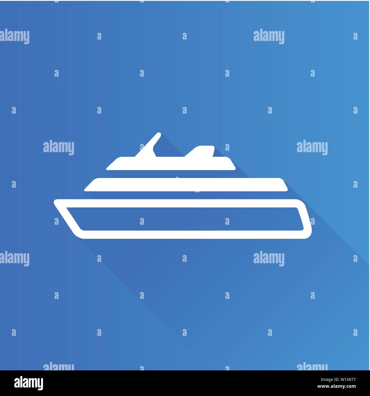 Cruise ship icon in Metro user interface color style. Holiday travel ...