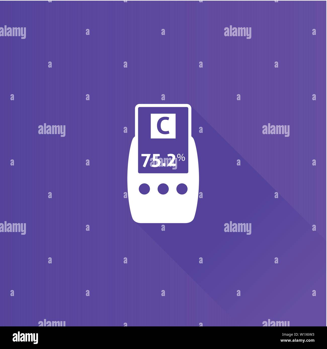 Color calibration icon in Metro user interface color style. Printing ...