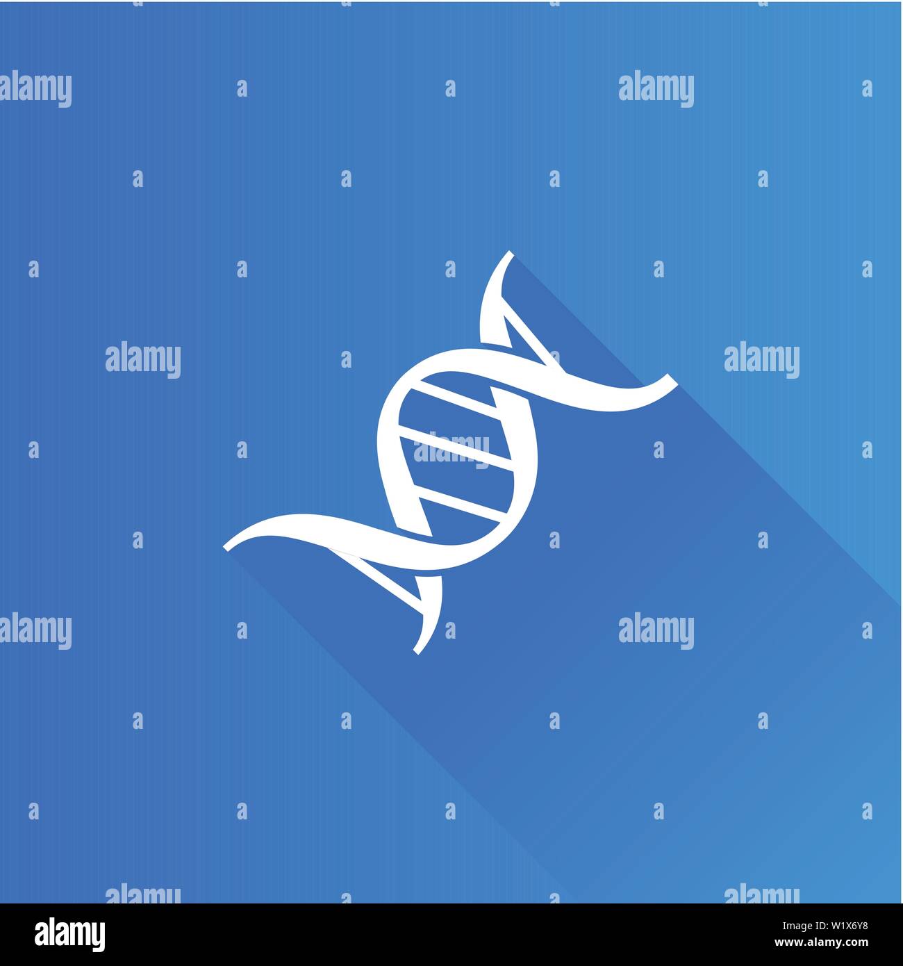 DNA strands icon in Metro user interface color style. Science biology ...