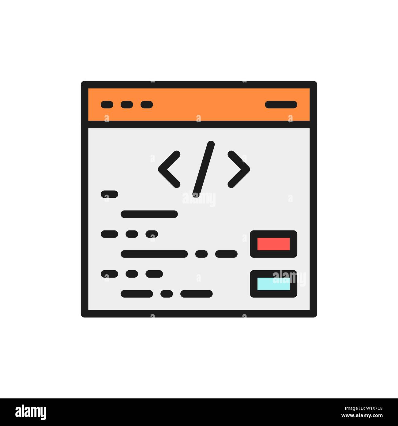 Software development programming outline hi-res stock photography and ...