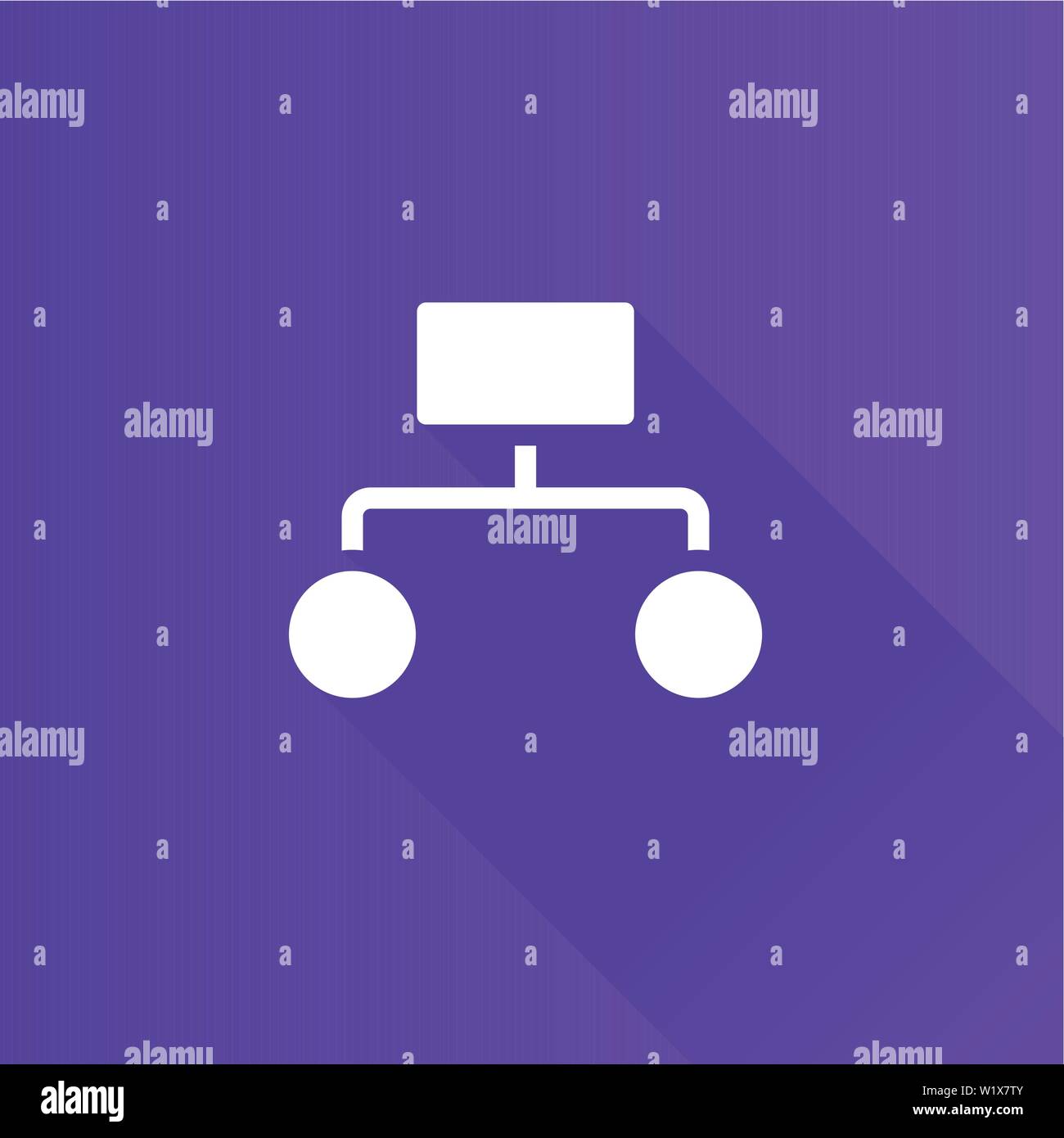 Hierarchy icon in Metro user interface color style. Office management ...