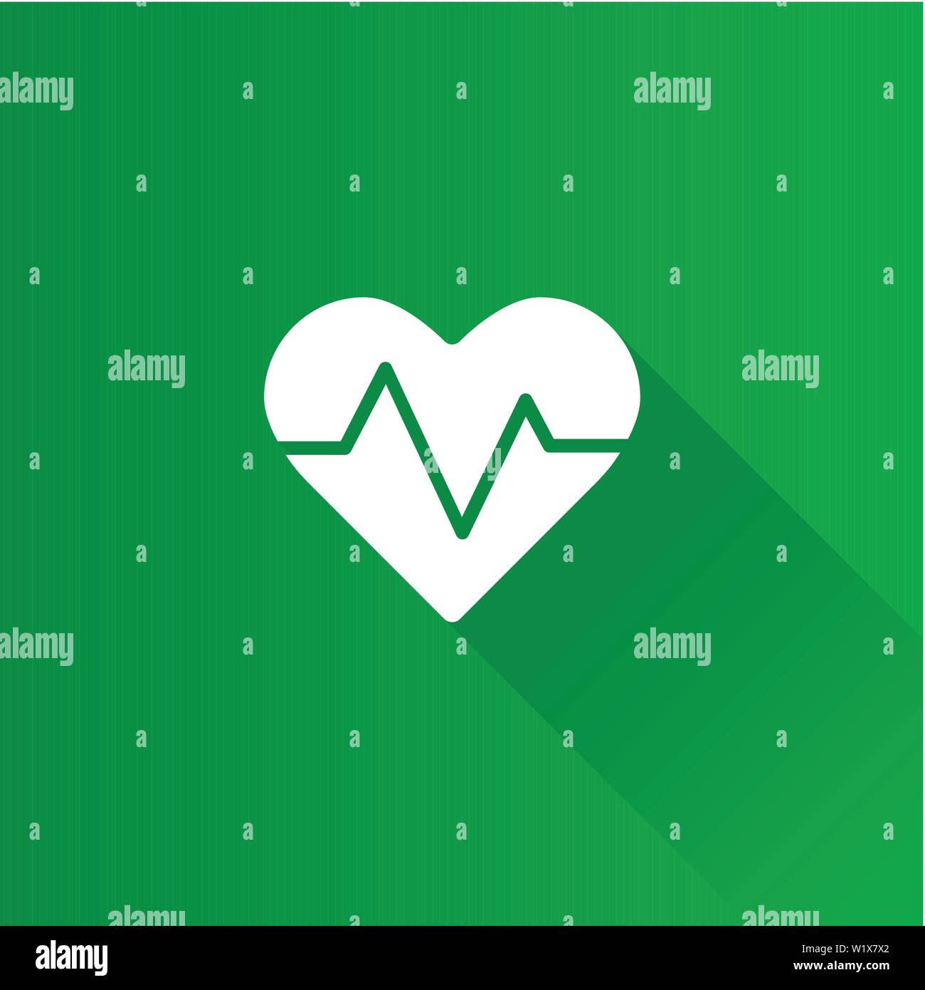 Flat ecg trace Stock Vector Images - Alamy