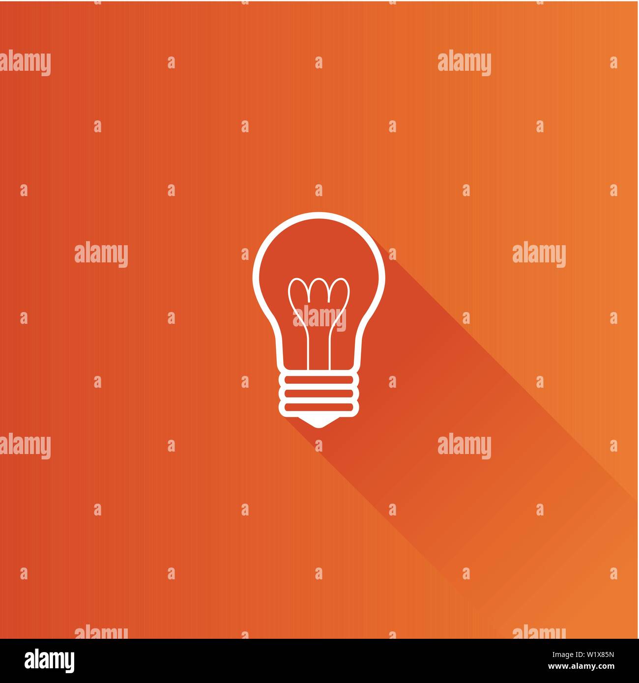 Light bulb icon in Metro user interface color style. Idea inspiration ...
