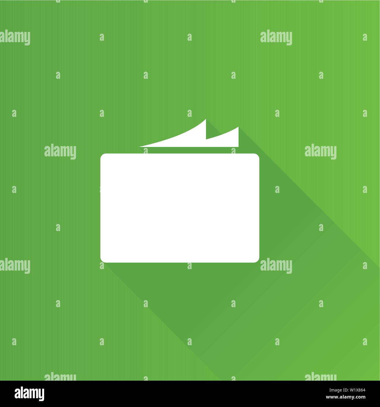 Paper stack icon in Metro user interface color style. Office business ...