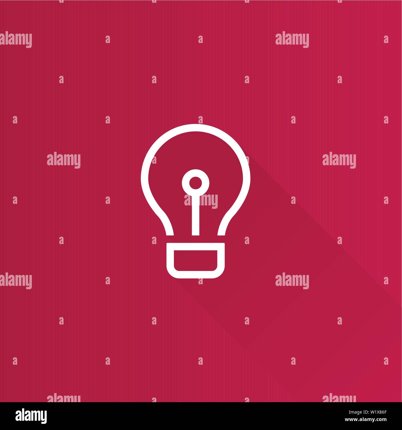 Light bulb icon in Metro user interface color style. Idea inspiration ...