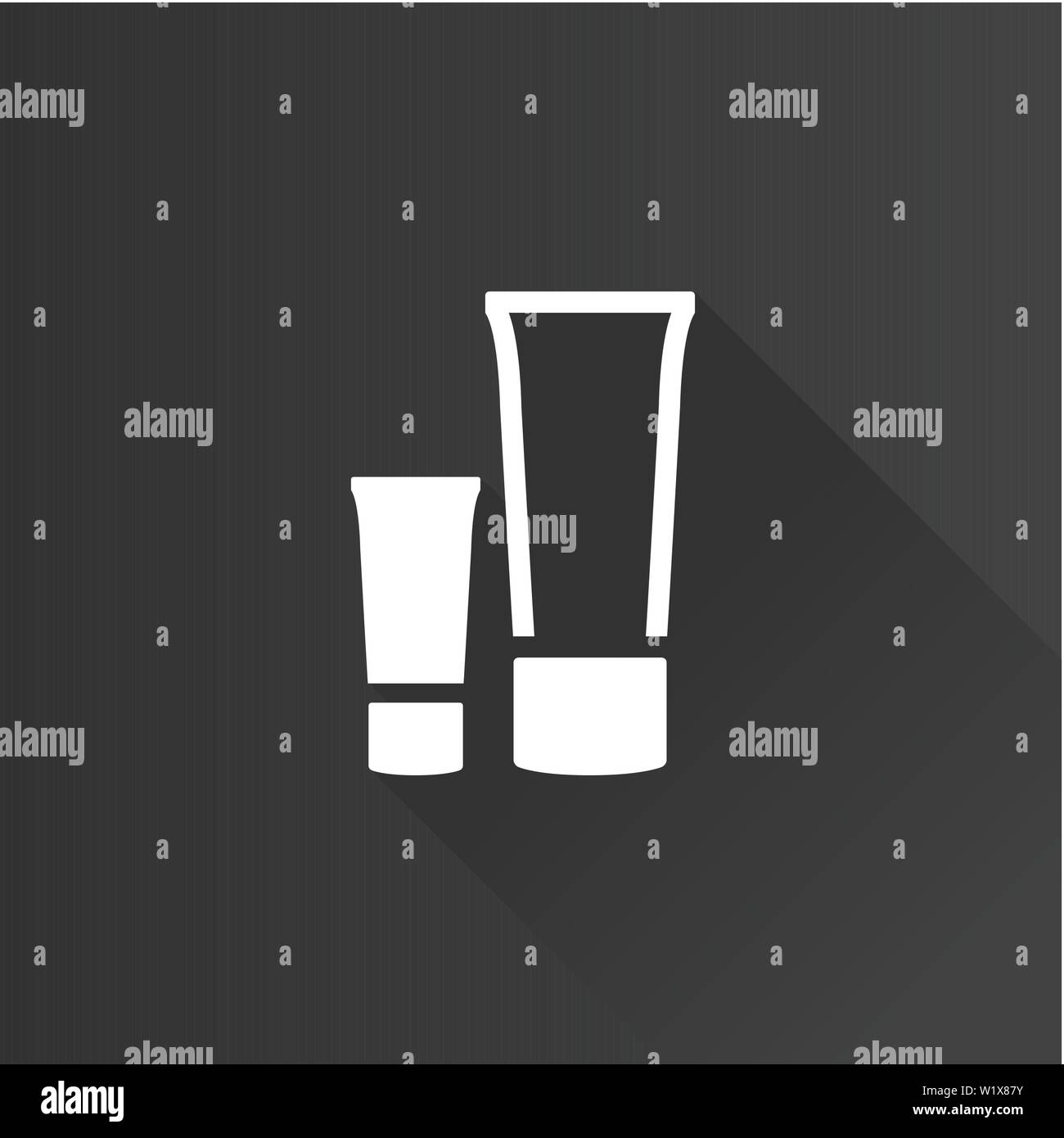 Lotion tube icon in Metro user interface color style. Massage spa sun ...