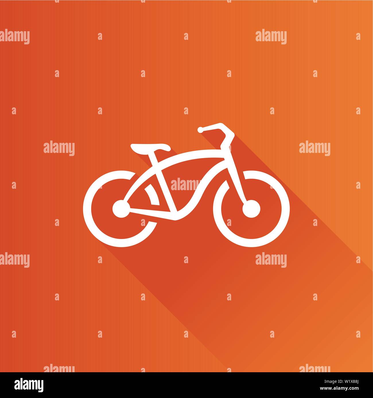 Low rider bicycle icon in Metro user interface color style. Sport urban ...