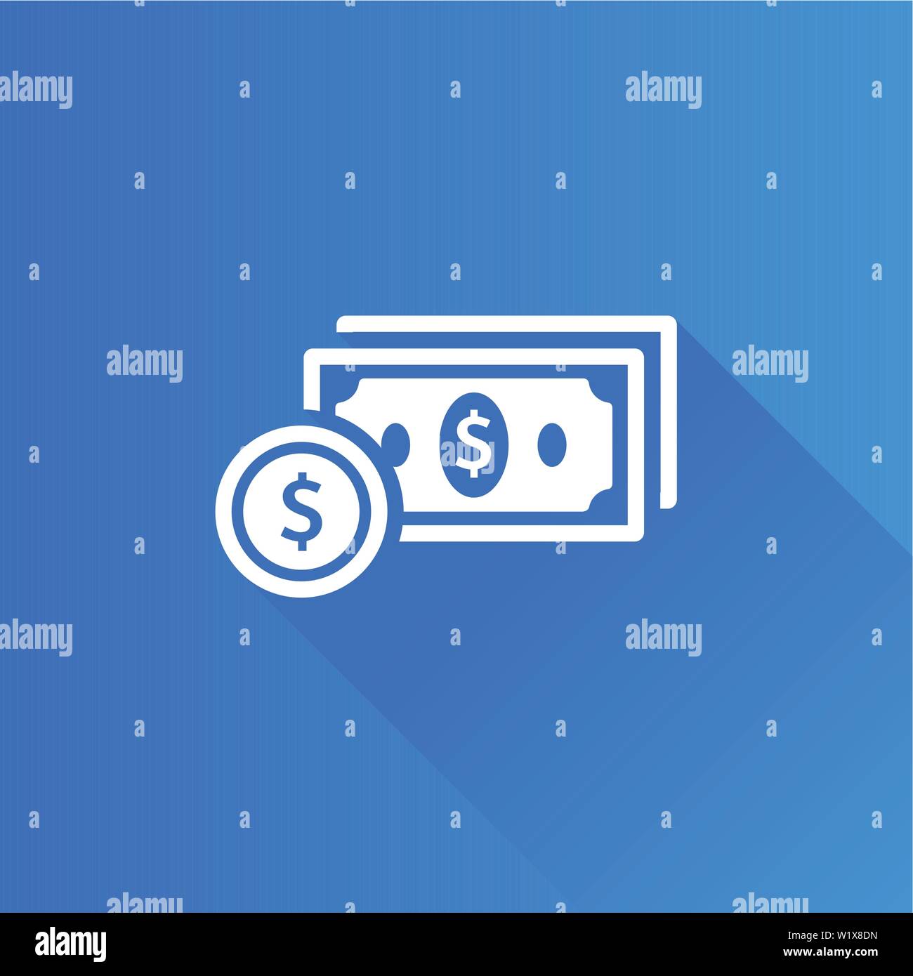 Money icon in Metro user interface color style. Finance wealth banking ...