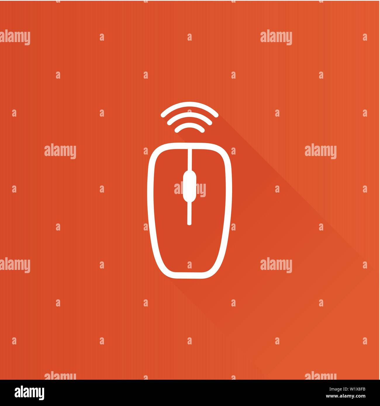 Computer mouse icon in Metro user interface color style. Wireless ...