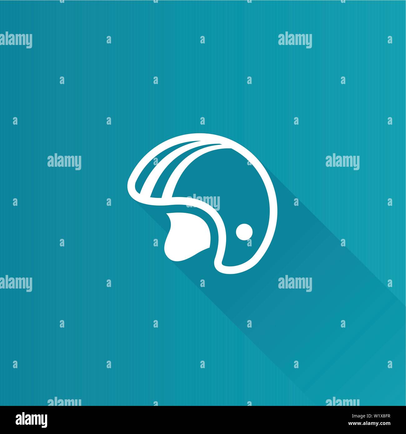 Motorcycle helmet icon in Metro user interface color style. Sport head ...