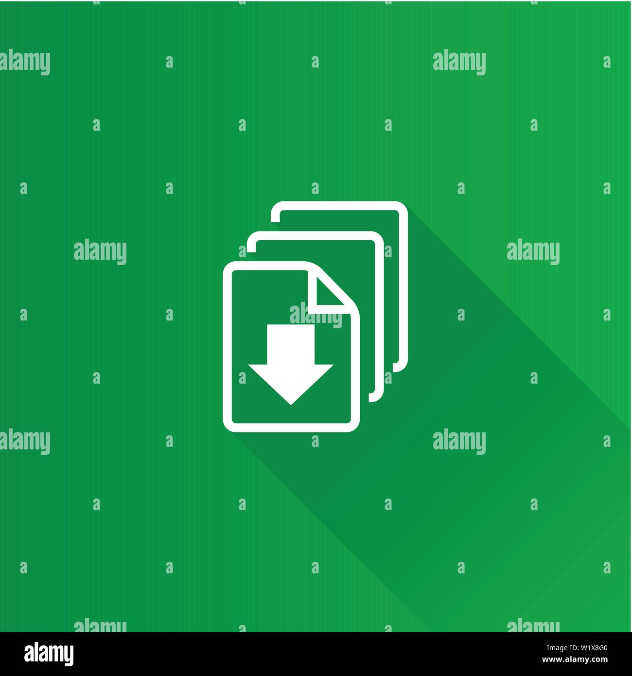 Multiple download arrow icon in Metro user interface color style. File ...