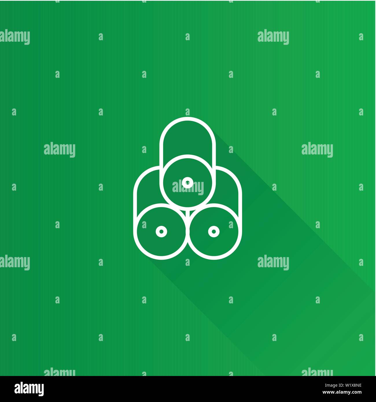 Printing paper roll icon in Metro user interface color style. Print ...